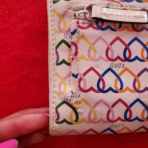 XOXO | Bags | Heart Patterned Wallet | Poshmark